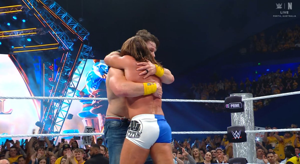 John Cena vs AJ Styles Crown jewel Full Match Highlights: Who Wins the ...